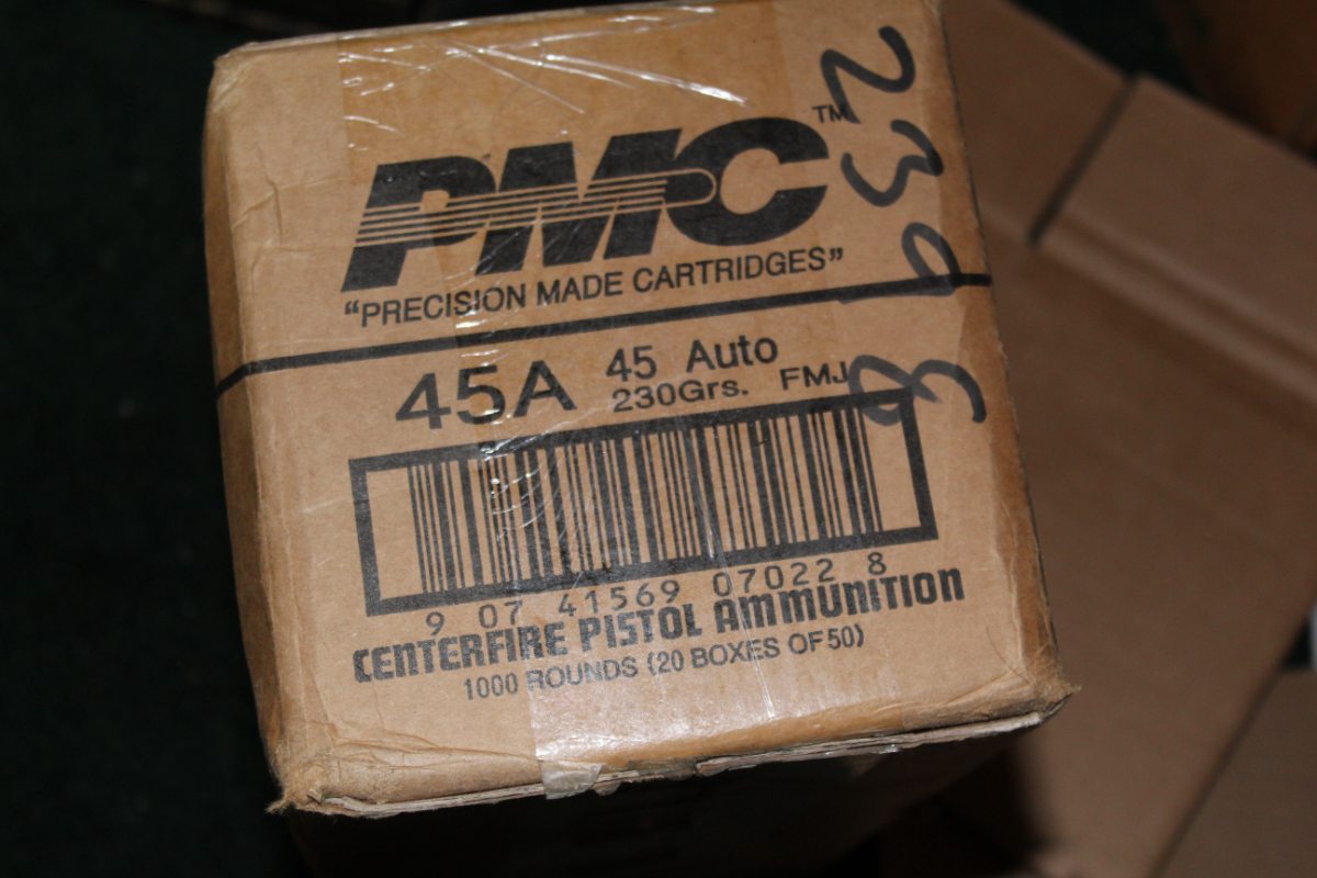 1000 ROUNDS OF PMC 45 ACP NEW IN BOX NO RESERVE .45 ACP 17104780 ...