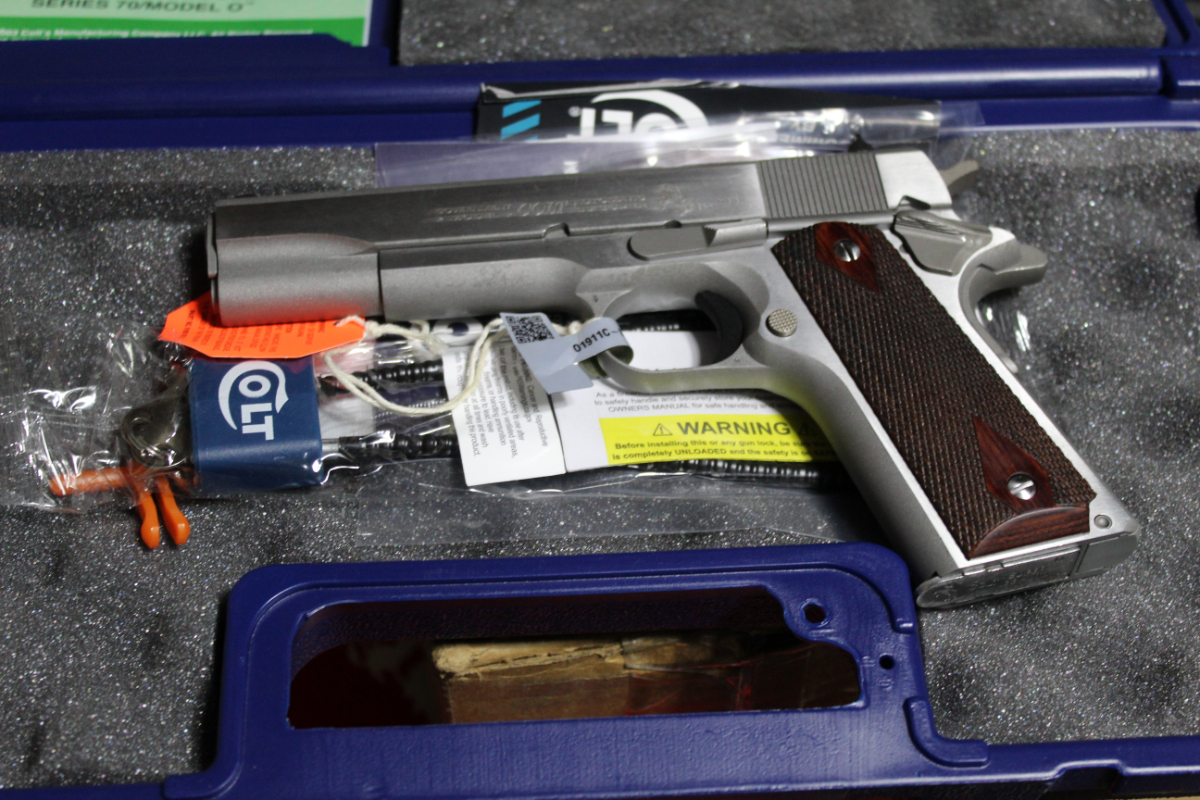 COLT GOVEREMNT 1911 38 SUPER STAINLESS NEW IN BOX NO RESERVE .38 Super ...