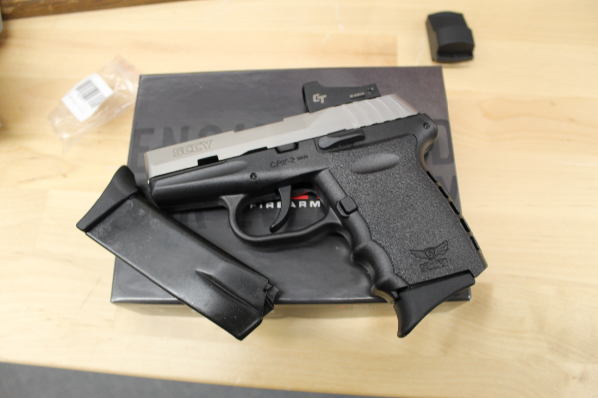 SCCY Industries SCCY CPX2 IN 9 MM WITH CRIMSON TRACE SIGHT AND 2 MAGS ...