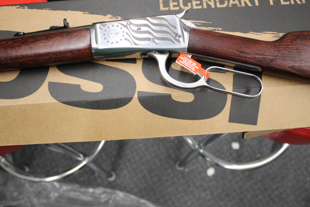 ROSSI TRAPPER 92 IN 357 MAG AMERICAN FLAG EDITION STAINLESS LEVER ...