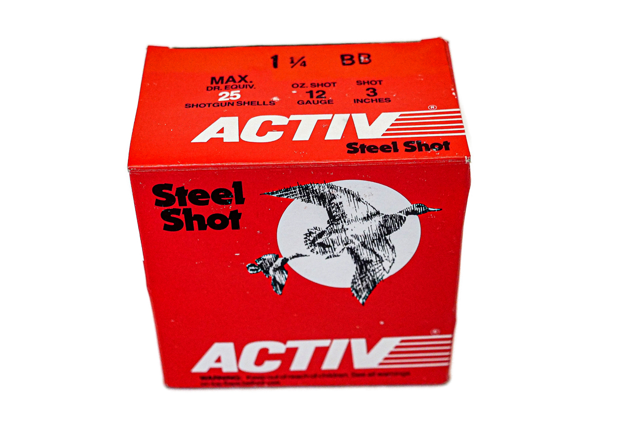 Activ Steel Shot 12GA (3" Shell / 1 1/4 Oz / BB) - 25 Pack 12 GA ...