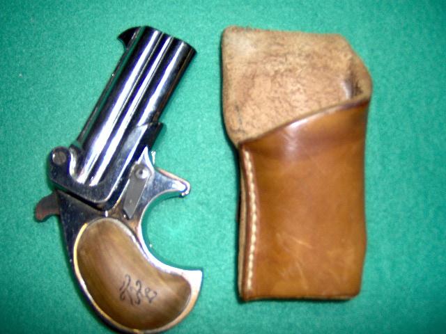 Buddie Arms Fortworth Tx Double Duce .22lr W/ Leather Snap On Holster ...