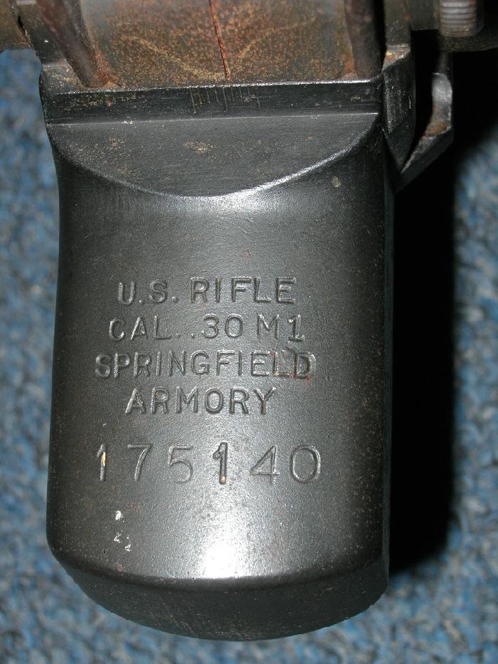 Springfield Armory (Springfield, Mass) Ww2 Sa M1 Garand Drill Rifle ...