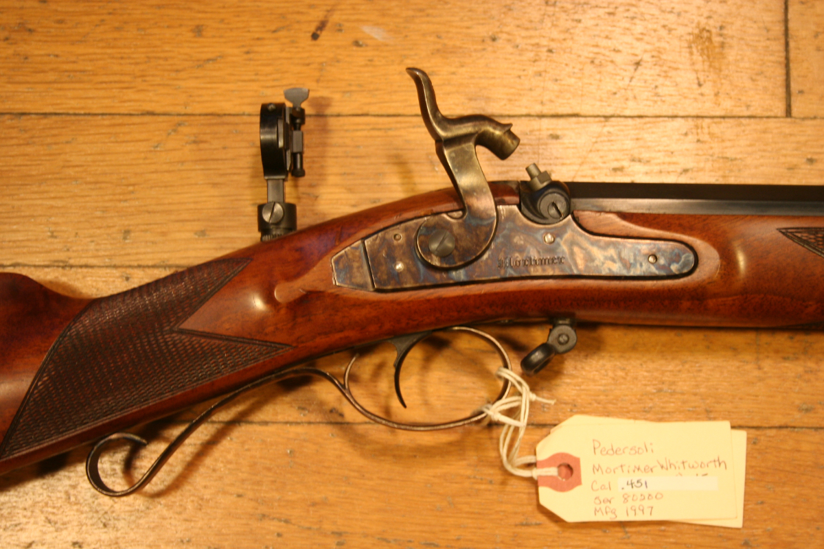 Davide Pedersoli Mortimer "Whitworth" Target Rifle .45 ACP 17325029 ...