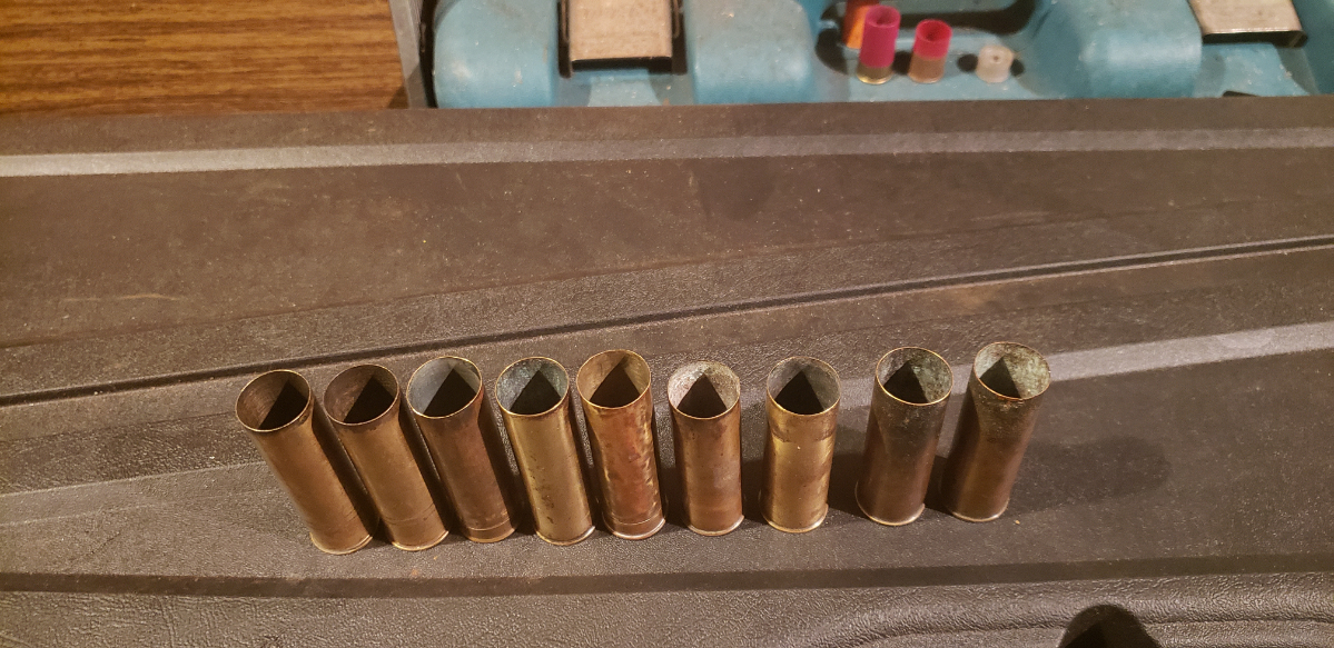 Alcan 10 Gauge solid brass shotgun shells 17168153 - GunAuction.com