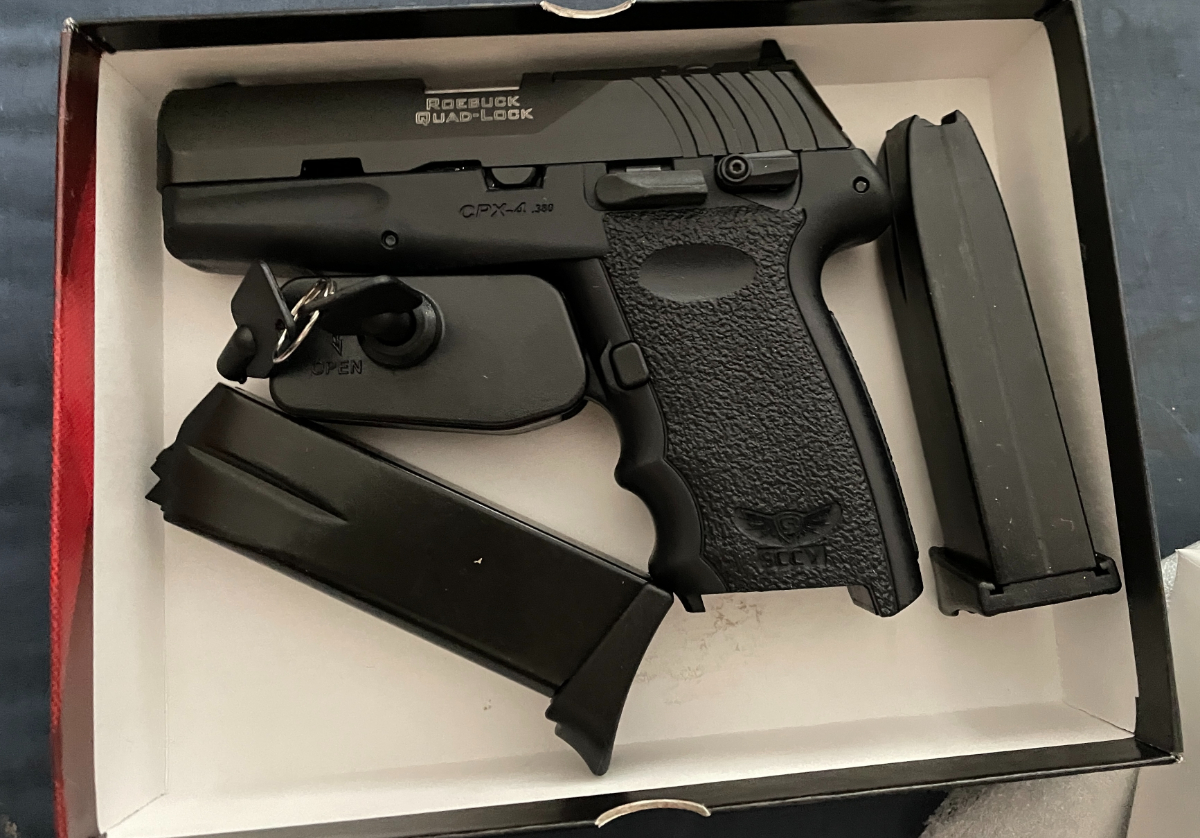 SCCY Industries SCCY CPX-4CBDERDR /380 ACP FDE frame Black slide Dot ...