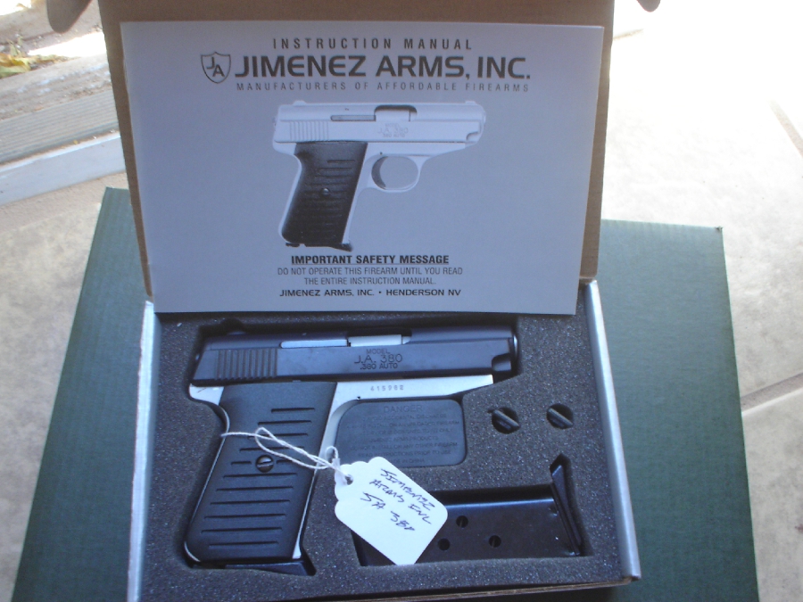 Jimenez Arms .380 Acp Semi Auto $10 Shipping Brand New With Warranty ...