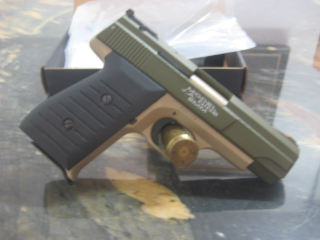 JA INDUSTRIES LLC JA Industries MODEL J. A. NINE Green and Tan Nice ...