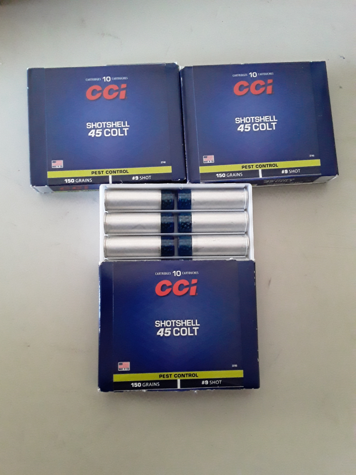CCI Ammunition CCI Pest Control Shotshell 45 Colt (LC) 150 gr 1000 fps ...