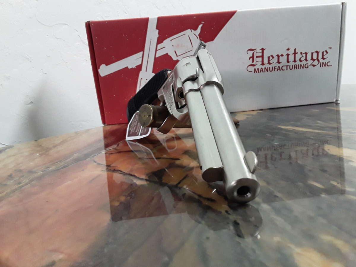 Heritage Rough Rider hard to find NICKEL finish revolver 22LR. NEW IN ...