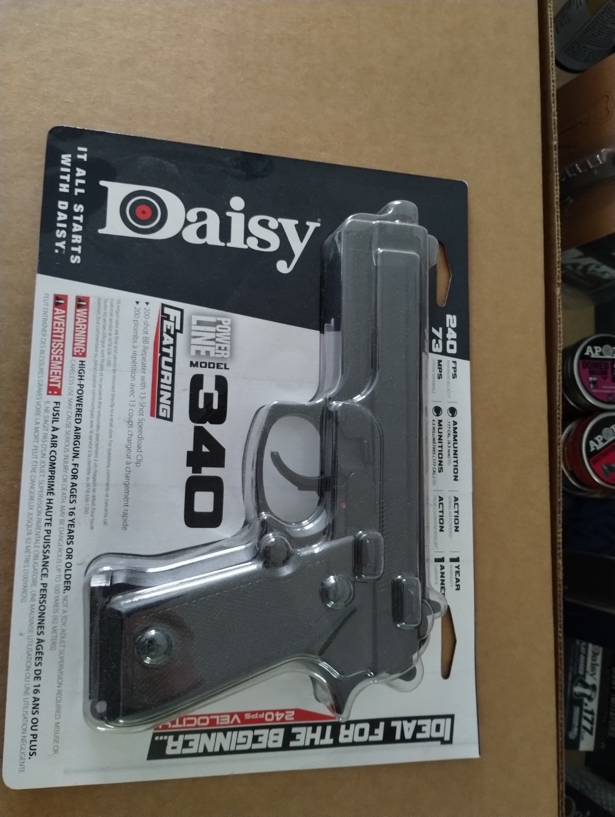 Daisy Beretta 92 Clone new in package AIR PISTOL NO FFL .177 Cal ...