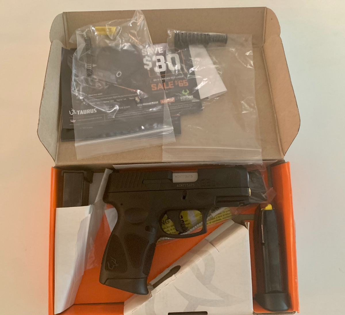 Taurus G3C Black 3mags with Lakeline upgrades 9mm Luger 17240667 ...