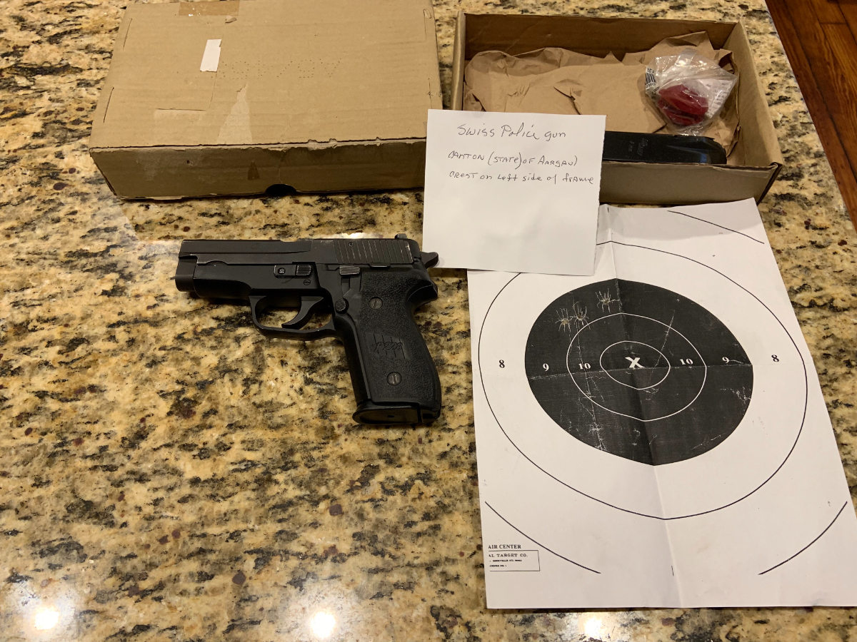 Sig Sauer Model 228 German Made Swiss Police Gun From Canton In The ...